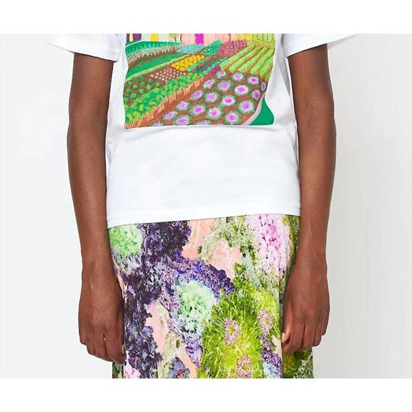 Collina Strada | Tops | New Collina Strada Lawn Print Tshirt In White ...
